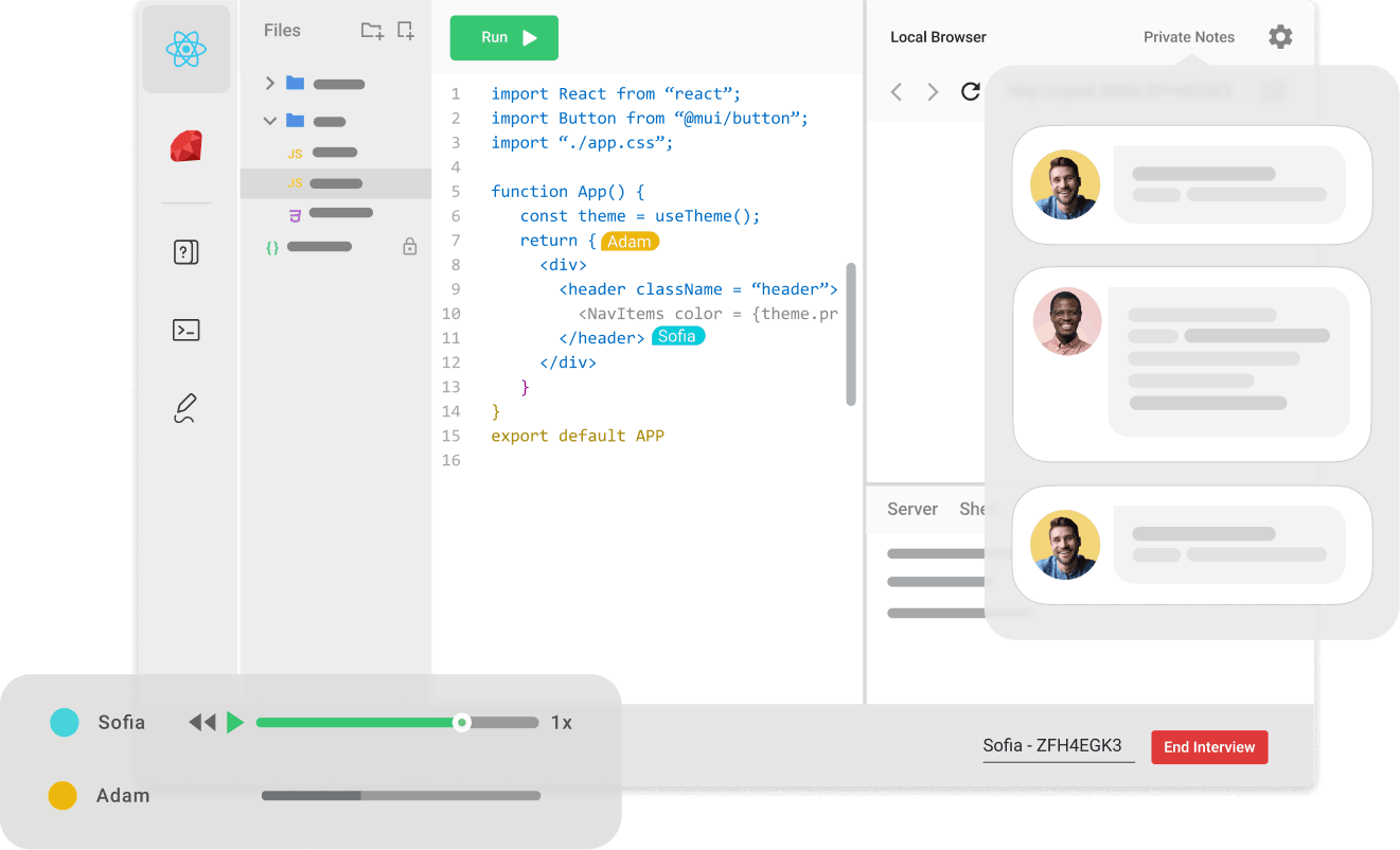 Technical Screening Assessment And Interviewing Platform Codingame For